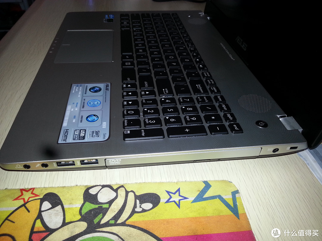 ASUS 华硕 N56VZ（i7-3630）到货，开箱实测_普通笔记本_什么值得买