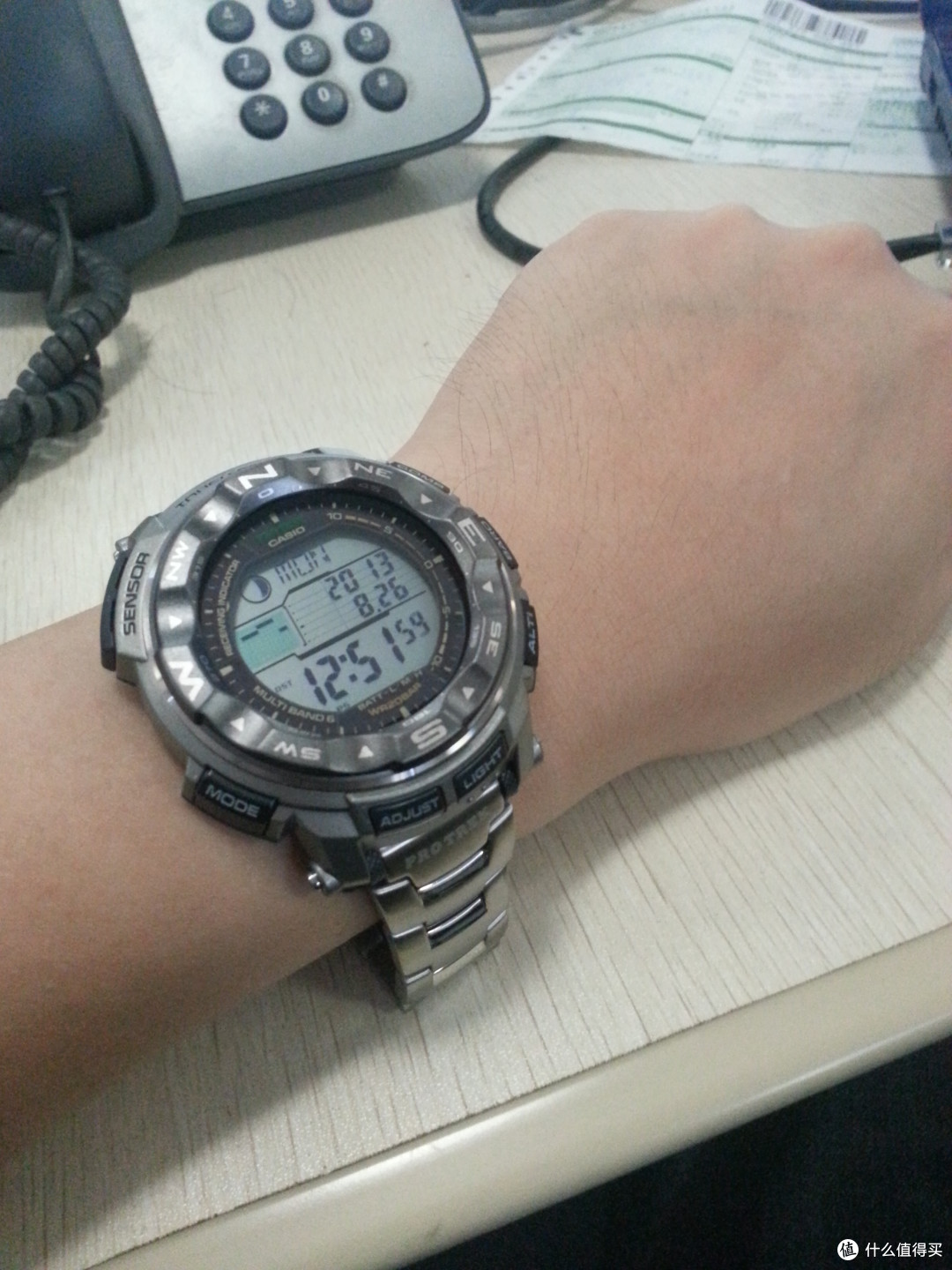 钛金侠出动——CASIO 卡西欧 PRW2500T-7 登山系列 男款腕表到货开箱_男款石英表_什么值得买