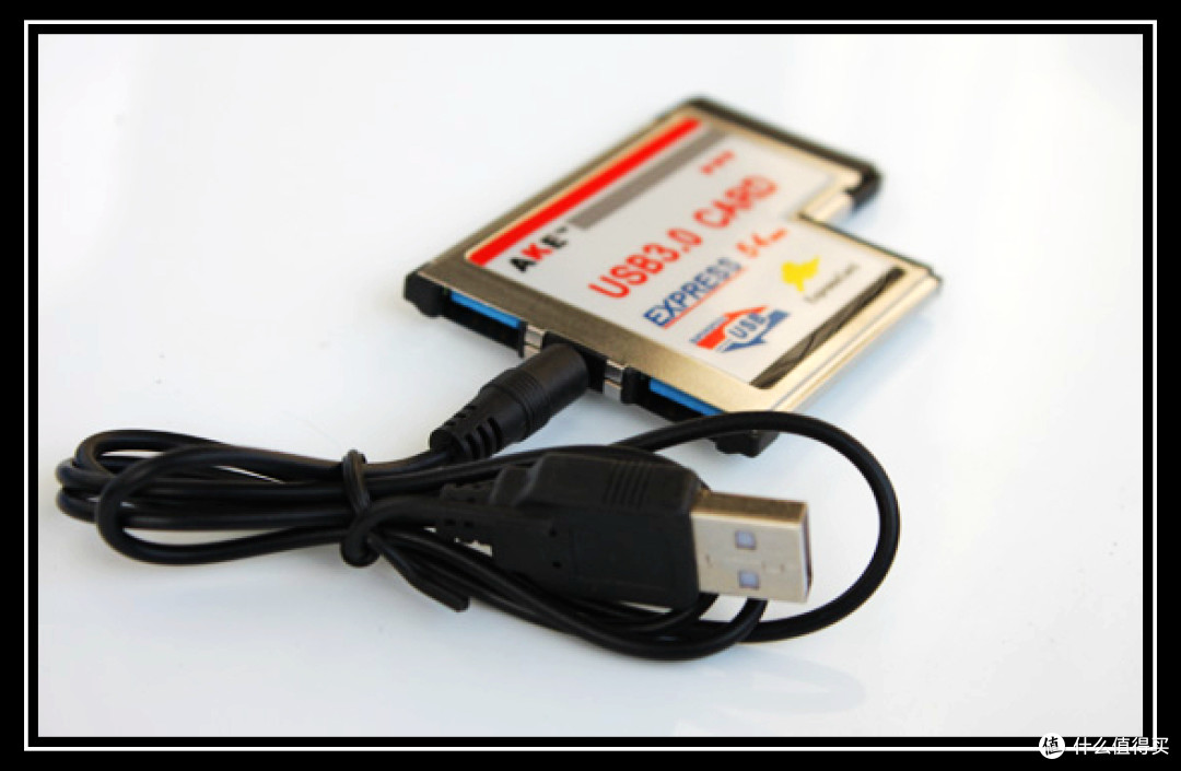 AKE笔记本Express转USB3.0扩展卡ExpressCard 54mm NEC芯片，让老爷机也能享受飞一般的速度_其他电脑配件_什么值得买