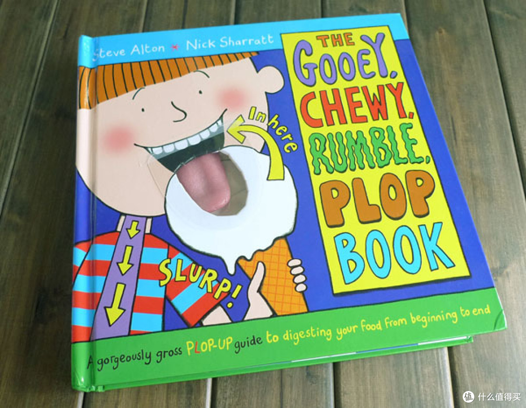 开肠破肚重口味立体书 慎入：《The gooey chewy rumble plop book》_图书杂志_什么值得买