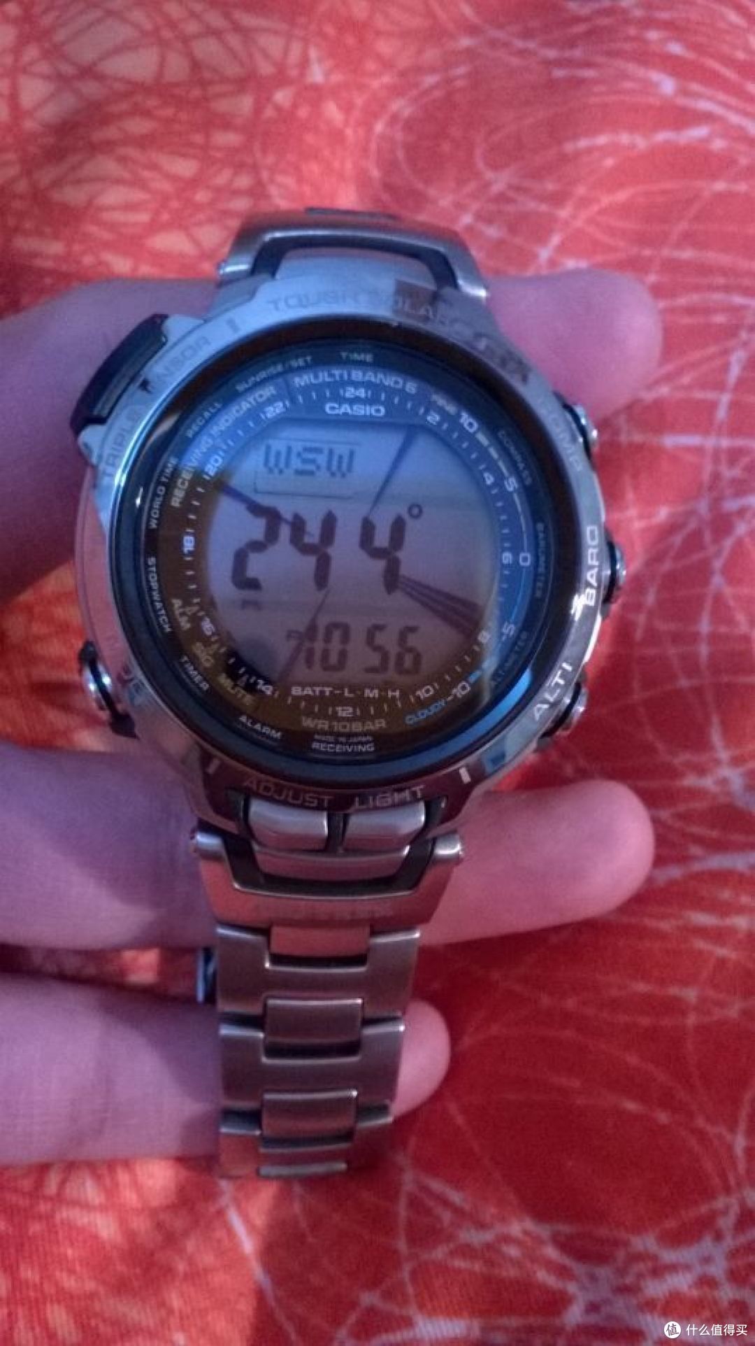 日淘 CASIO 卡西欧 PRX-2000T 男款户外登山表_男款石英表_什么值得买