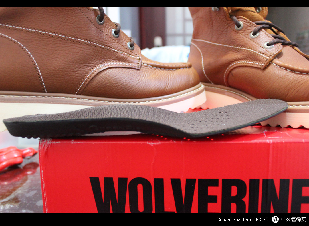 稀里糊涂的 Wolverine 渥弗林 W08288 男款工装靴_男靴_什么值得买