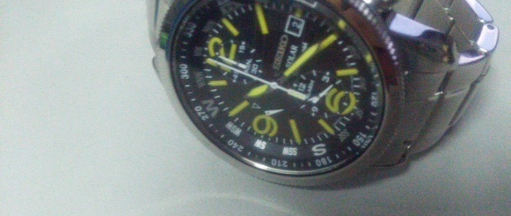 SEIKO 精工 SSC093 男款太阳能腕表_男款石英表_什么值得买