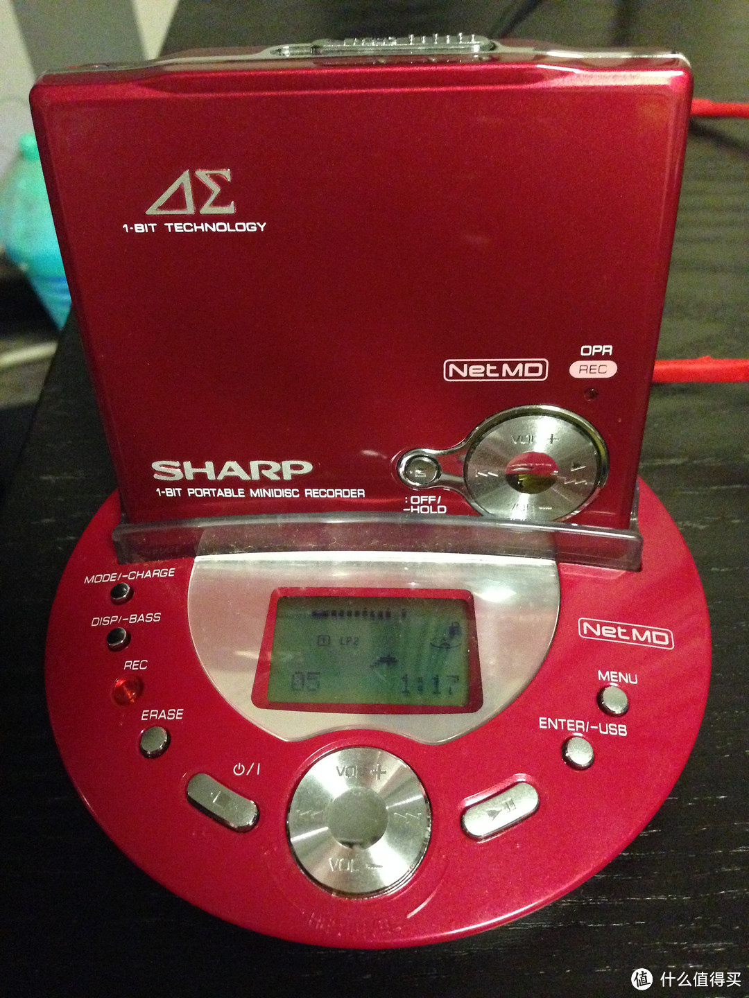 暴露年龄的小物：SHARP 夏普 DR80 MD播放器_随身播放器_什么值得买