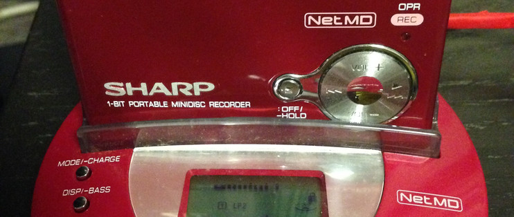 暴露年龄的小物：SHARP 夏普 DR80 MD播放器_随身播放器_什么值得买