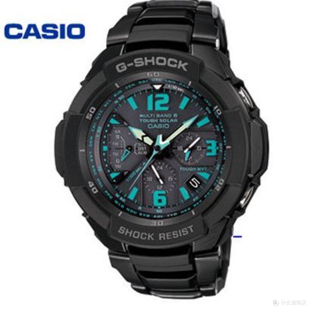 CASIO 卡西欧 G-SHOCK系列 无波泥人 男款腕表 G-9300GB-1DR_男款石英表_什么值得买