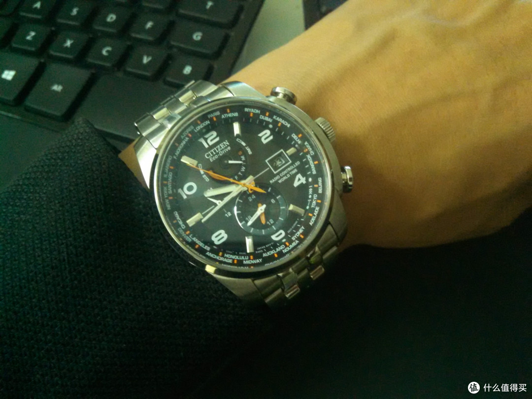 CITIZEN 西铁城 Eco-Drive AT9010-52E 男款光动能腕表的校时以及放毒_男款石英表_什么值得买