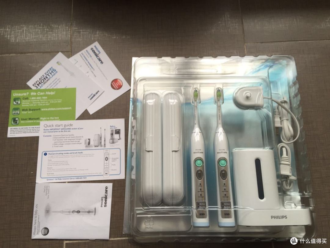 PHILIPS 飞利浦 HX6930 电动牙刷套装和一次脑残的海淘_电动牙刷_什么值得买