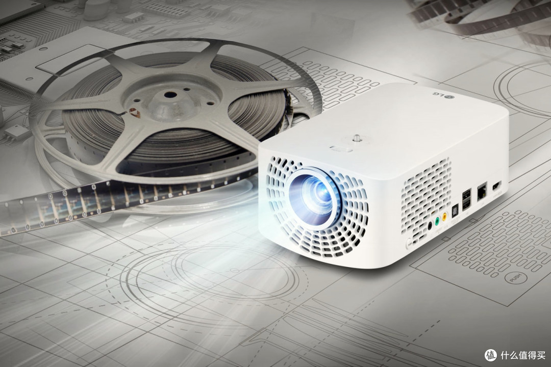 RGB LED光源 + 1400流明亮度：LG 推出 PF1500 便携投影仪_投影设备_什么值得买
