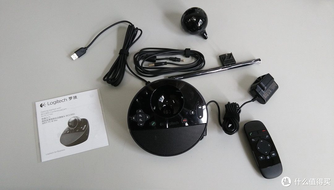 高端摄像头：Logitech 罗技 BCC950 开箱_摄像头_什么值得买