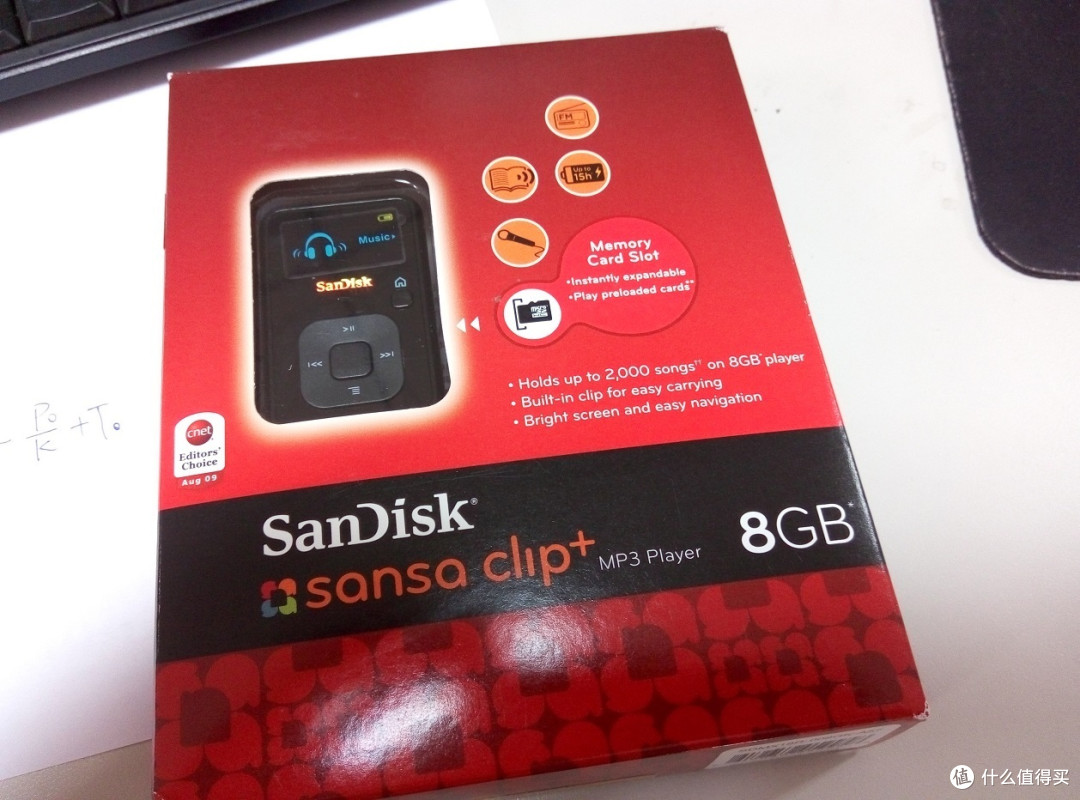 美亚入手 Sandisk 闪迪 Sansa Clip+ MP3 开箱体验及换货经历_音频播放器_什么值得买