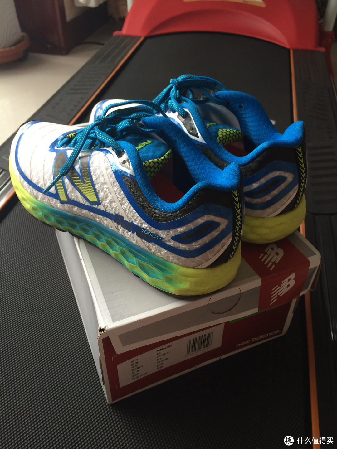 New Balance M980蜂巢减震跑鞋晒单 减震跑鞋多少钱一双_什么值得买
