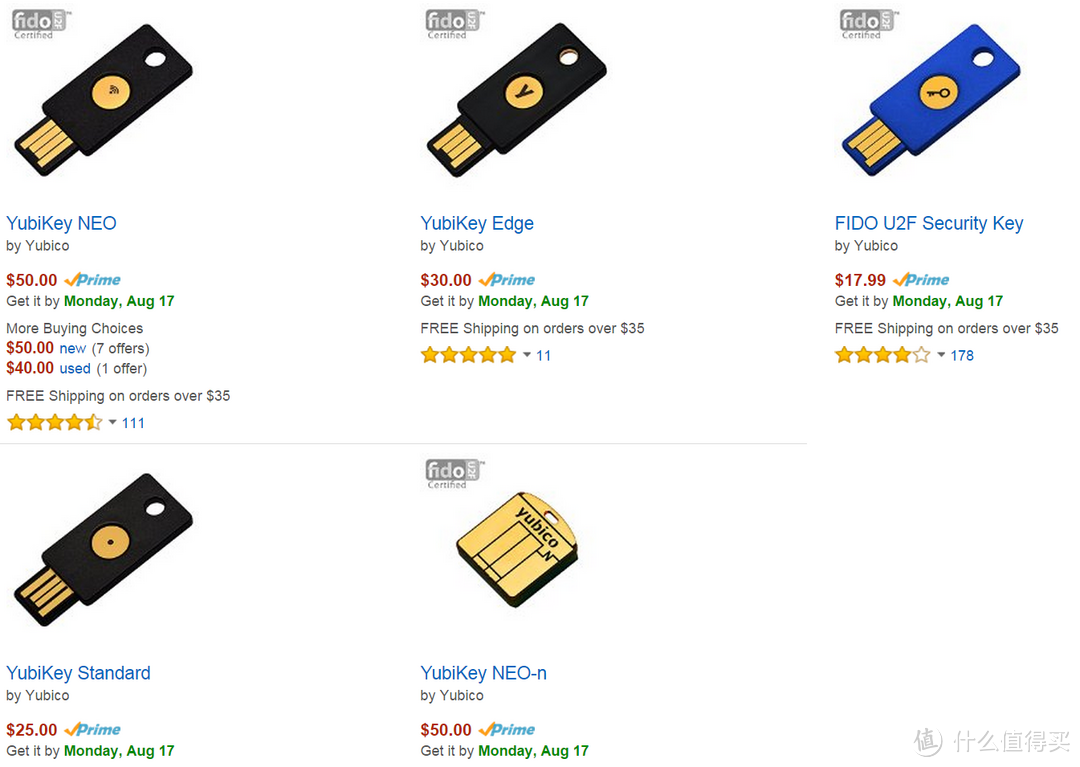 Yubico FIDO U2F key评测 & 使用体验_什么值得买