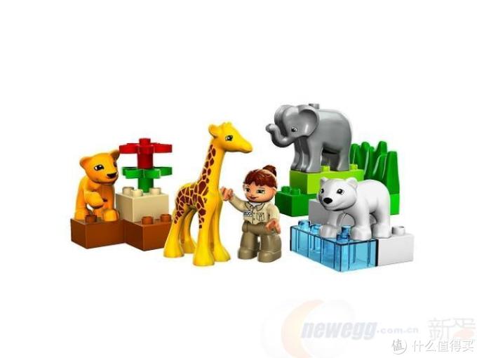 适合小手的大颗粒 篇一：LEGO 乐高 得宝系列 L4962 小宝宝动物园 + 得宝动物大集合_乐高_什么值得买
