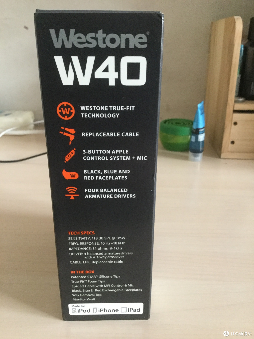 信仰充值 初烧即退烧：Westone 威士顿 w40 四动铁单元三分频耳机 开箱_耳塞式耳机_什么值得买
