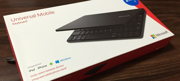 Microsoft Universal Mobile Keyboard开箱_无线键盘_什么值得买
