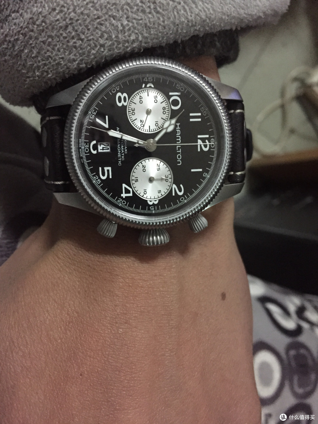 Hamilton 汉密尔顿 Khaki Field Pioneer 卡其野战系列 H60416533 男士机械腕表_男款机械表_什么值得买