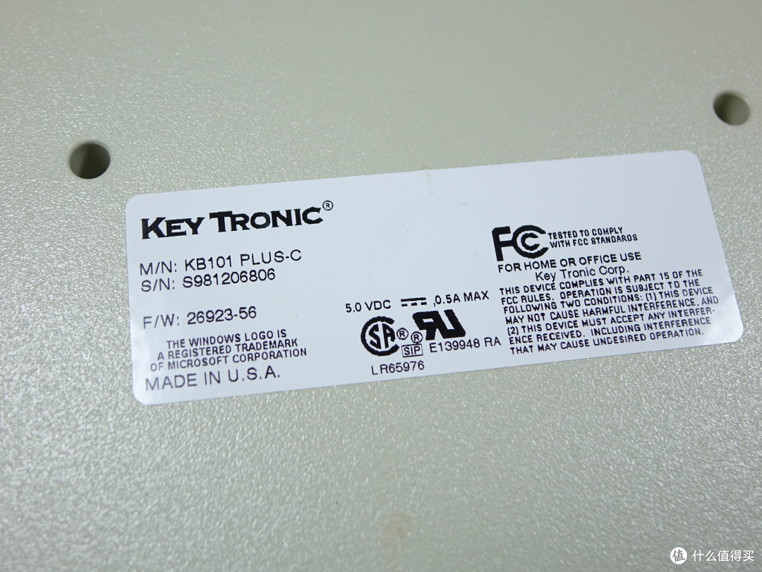 KeyTronic KB101 PLUS 鼻祖级电容键盘_键盘_什么值得买