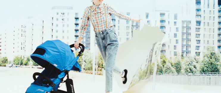 #本站首晒# 小猴子的座驾 — Air Buggy COCO Brake 三轮折叠手推车_婴儿推车_什么值得买