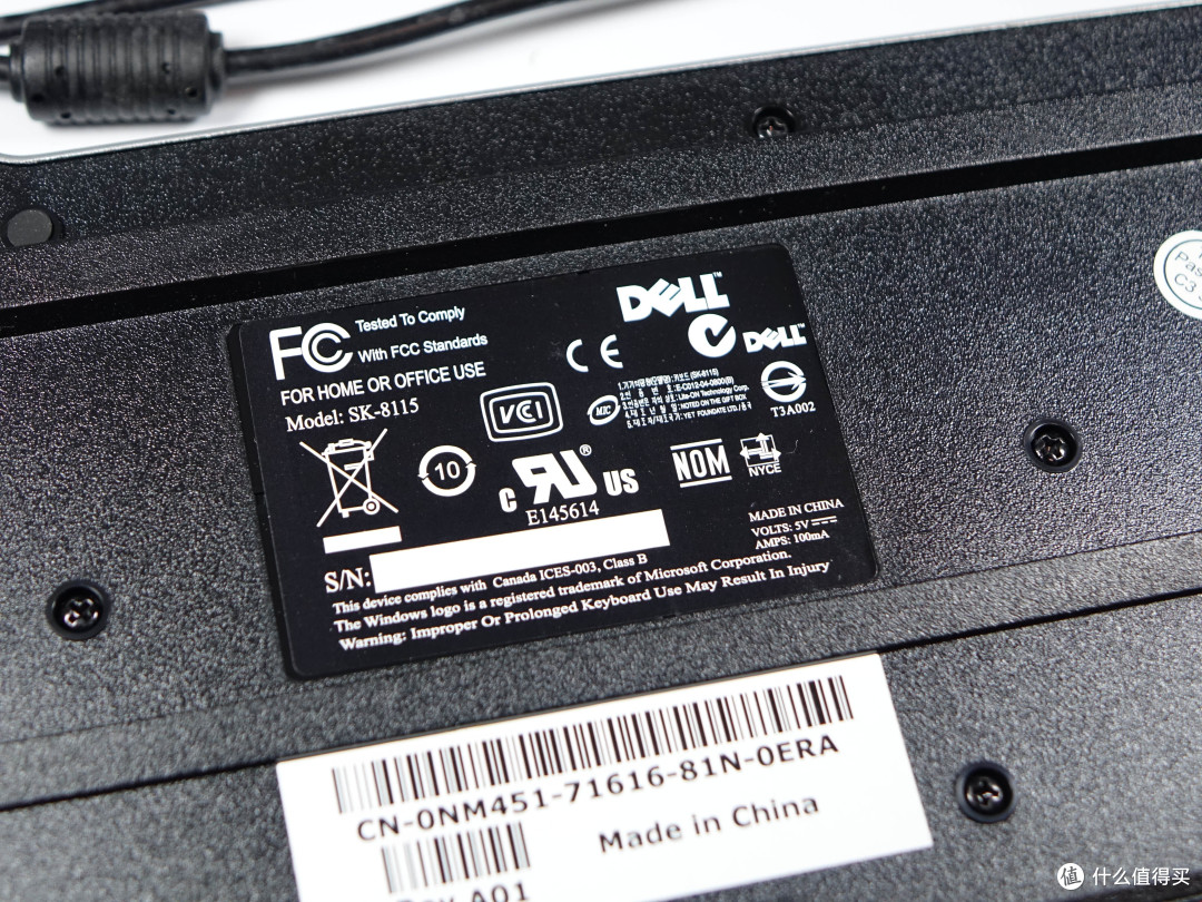DELL 戴尔 SK-8115/RT7D50/L100 昔日经典键盘（上）_键盘_什么值得买