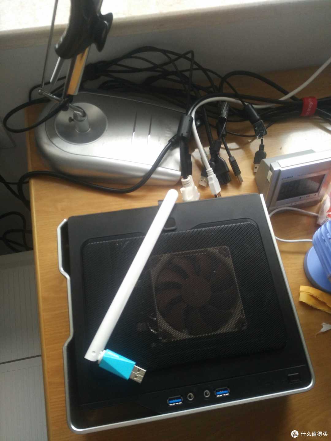 给迷你机箱加wifi，节省USB接口且保持美观_机箱_什么值得买