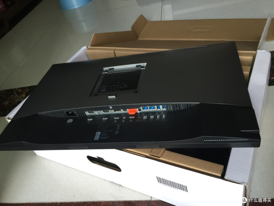 #原创新人#DELL 戴尔 UP2516D 显示器 简单开箱对比_显示器_什么值得买