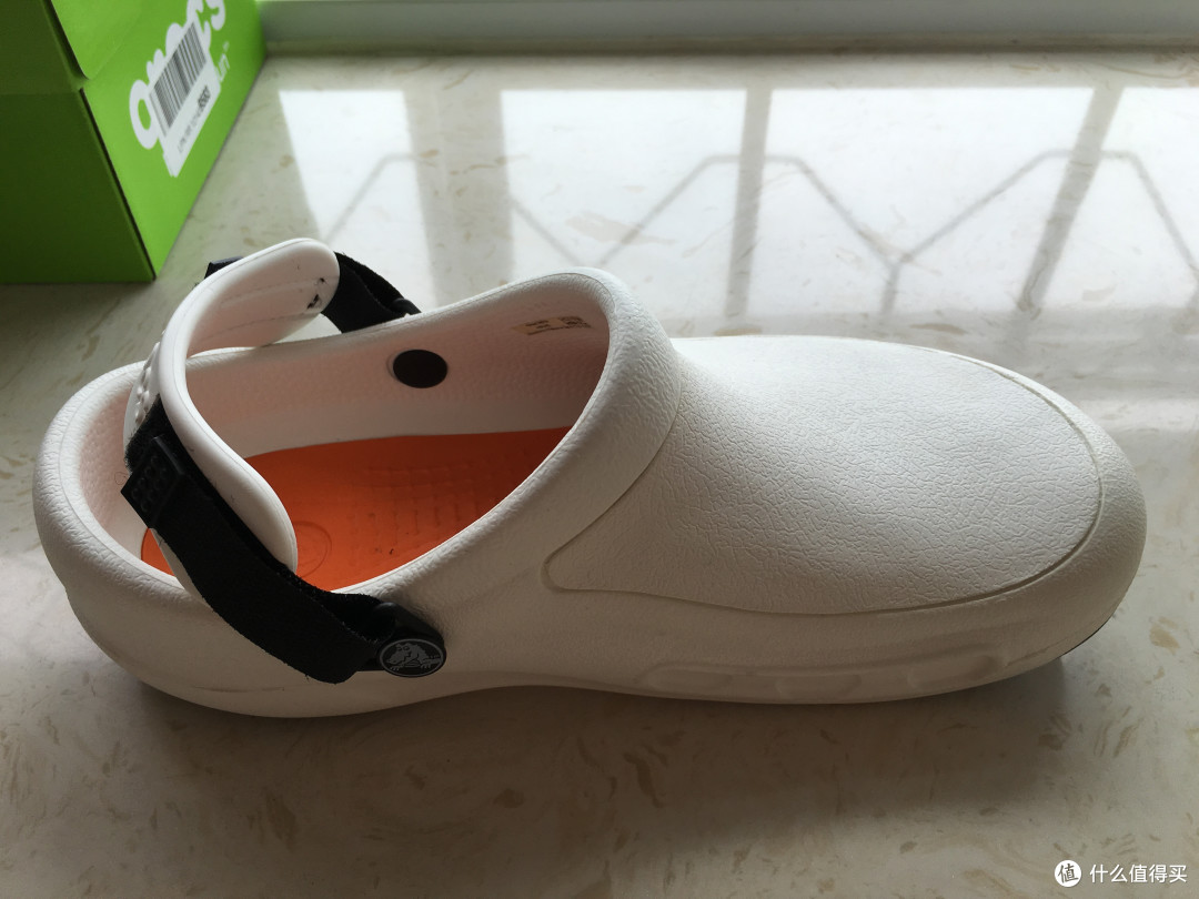 #本站首晒# 颜值赛高 — Crocs 卡洛驰 Men's 15010 Bistro Pro Clog 白色款男士拖鞋_男式拖鞋_什么值得买