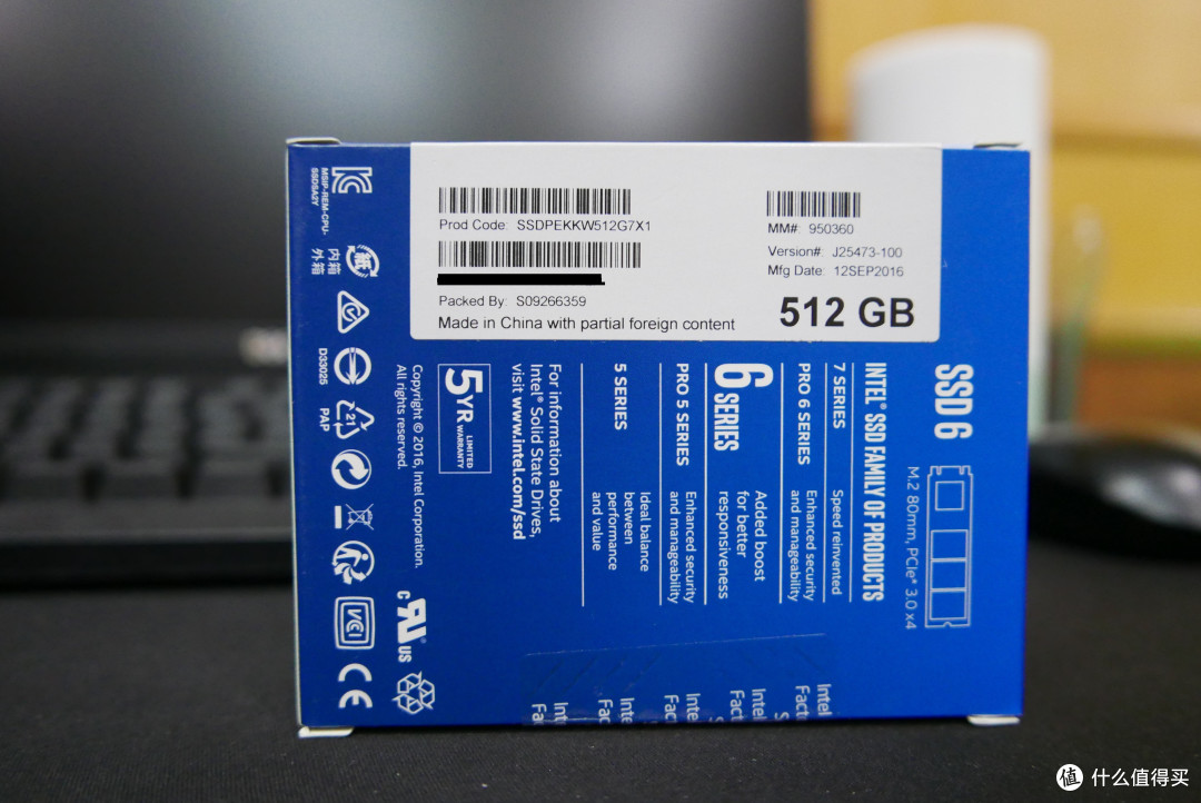 intel 英特尔 600P 512G PCIE M2 SSD 开箱&简单评测_固态硬盘_什么值得买