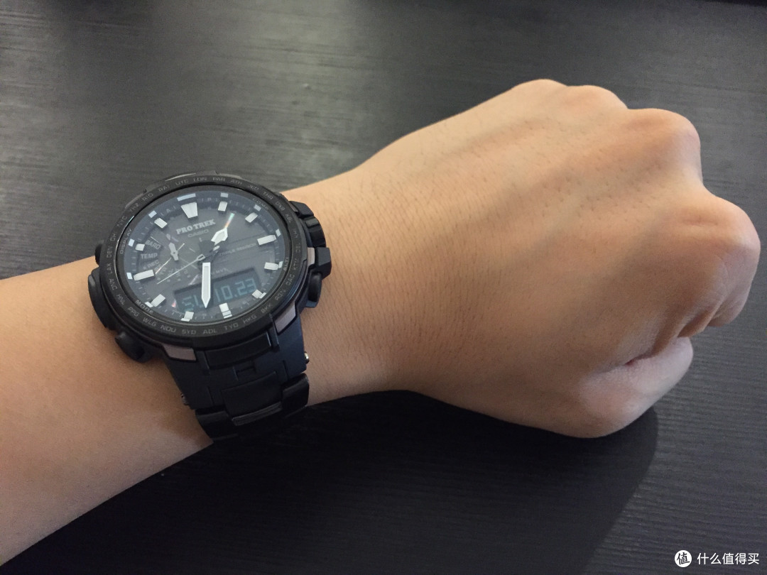 Casio卡西欧 PRW-6100YT-1开箱及拆表链心得_男款石英表_什么值得买