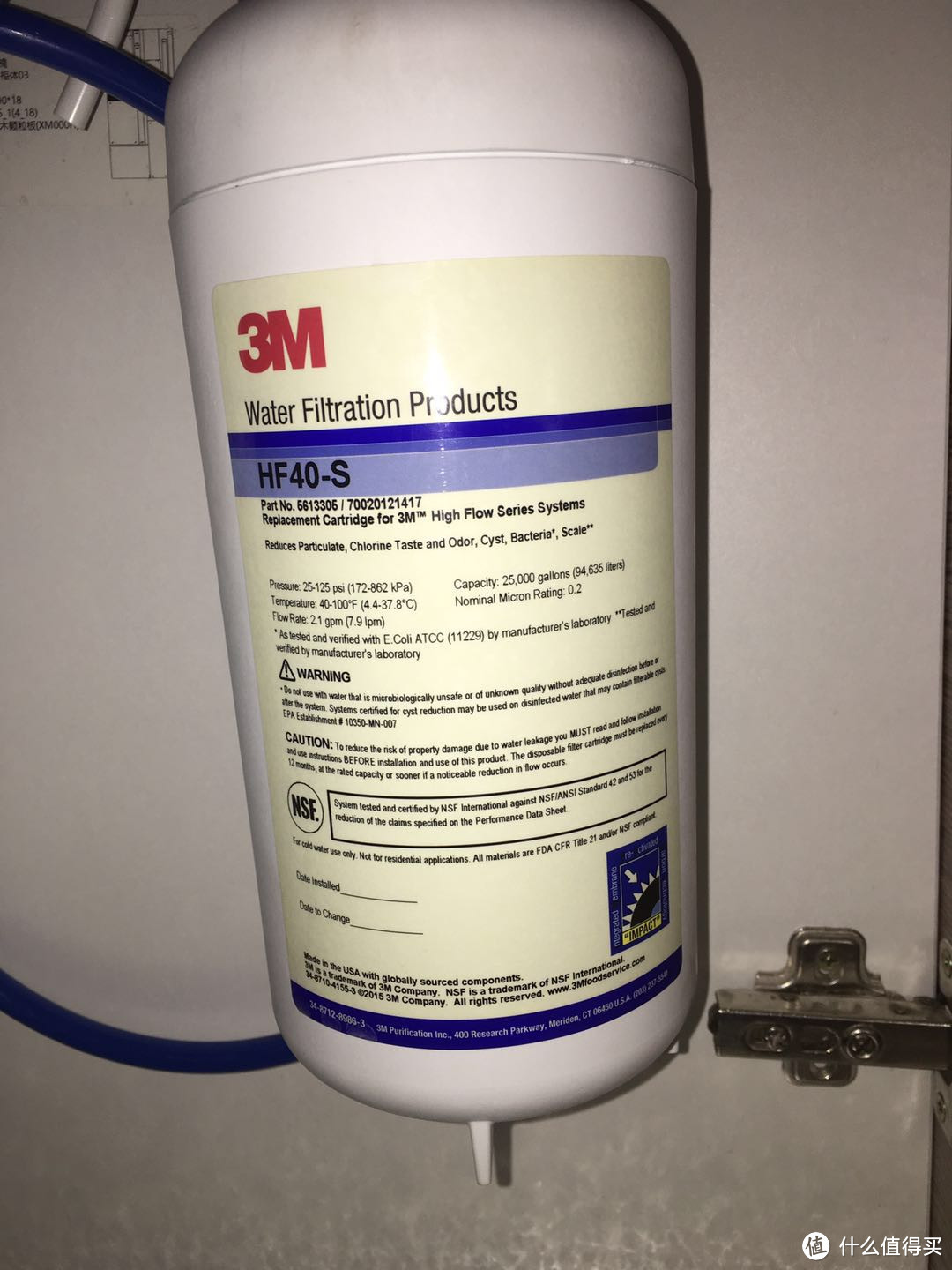 3M HF40-S 净水器海淘及非专业人士安装_反渗透纯水机_什么值得买