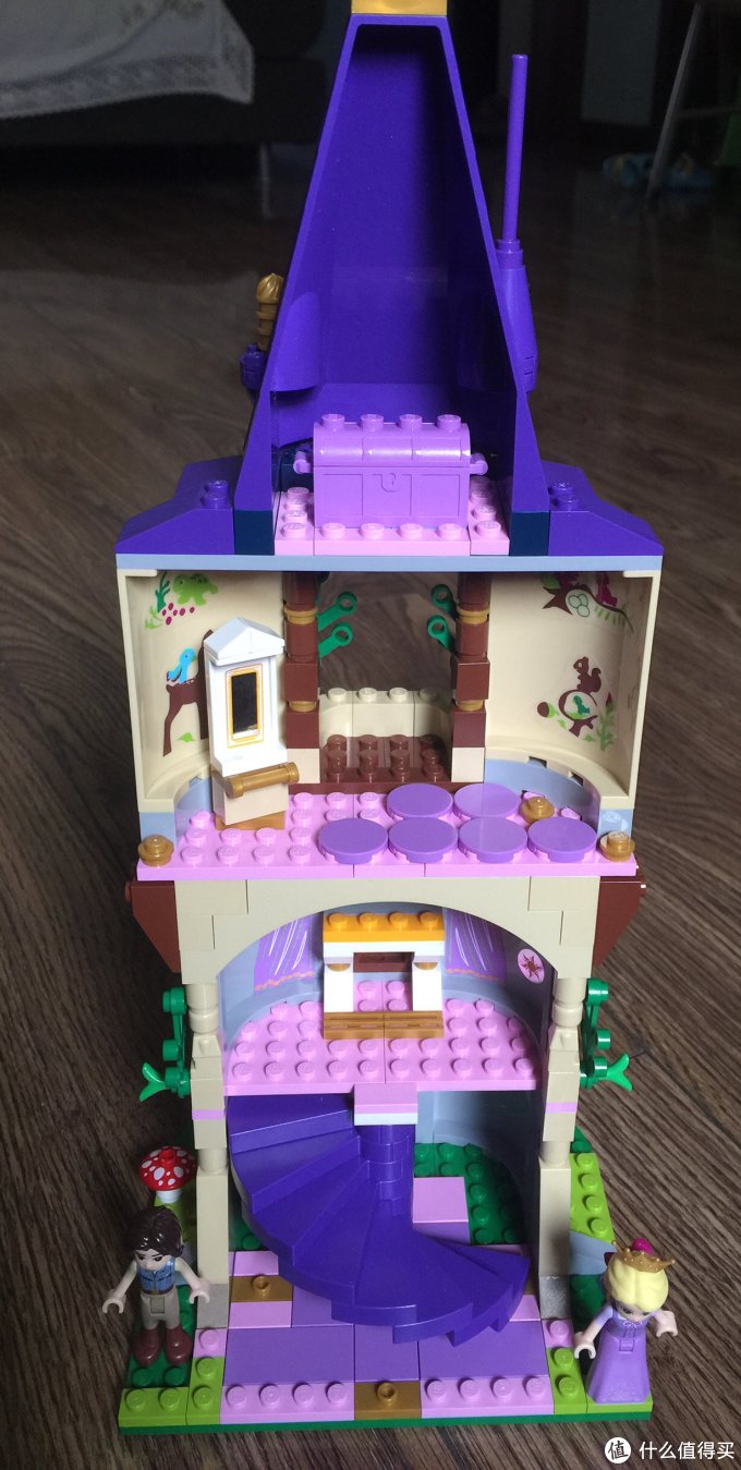 四岁小姑娘的生日礼物——LEGO 乐高 迪士尼公主系列 41054 乐佩的创意高塔_乐高_什么值得买