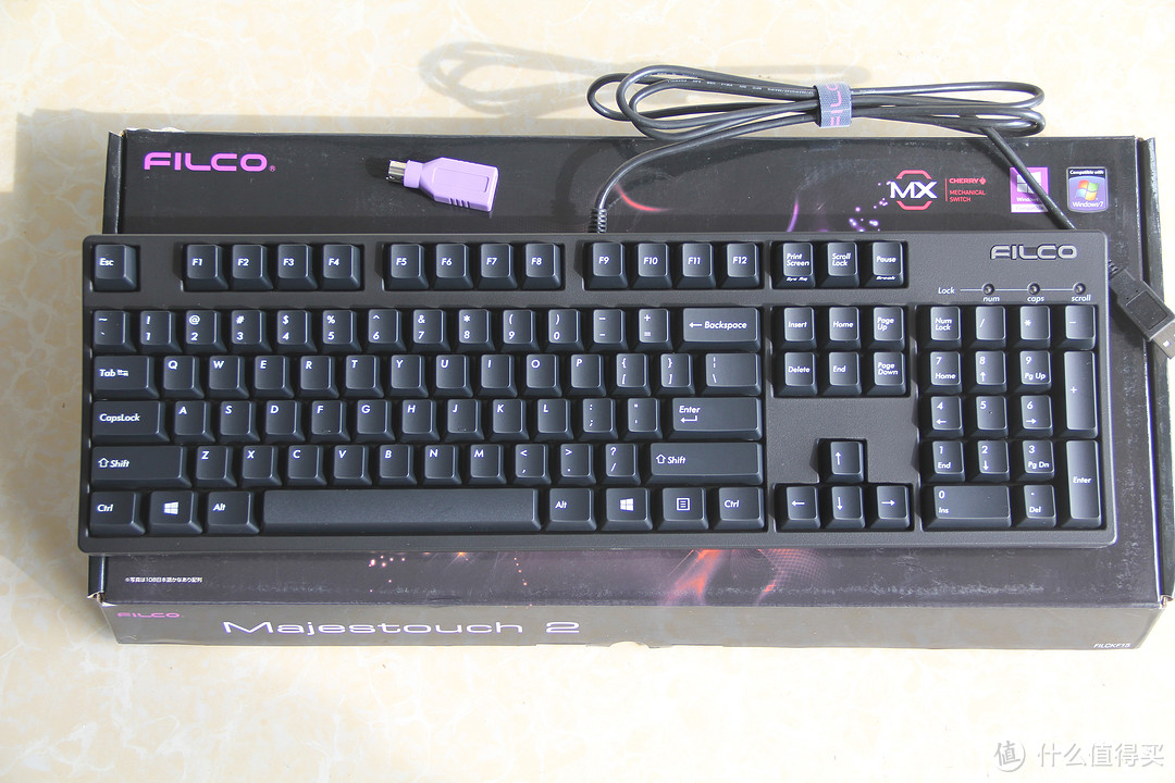 他们说，这是毕业的键盘：FILCO 斐尔可104 圣手二代 104正刻青_键盘_什么值得买