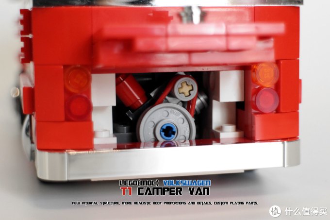 （附图纸）LEGO 乐高 MOC，全新设计大众VW/T1 BUS（Camper Van）_汽车模型_什么值得买