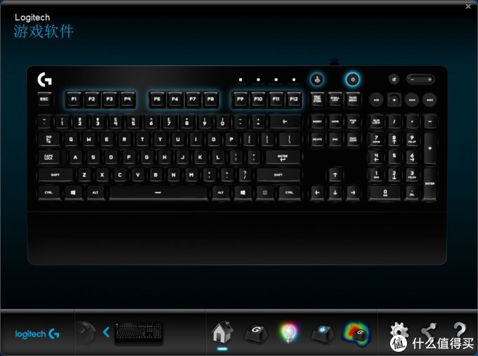 炫酷RGB全彩，Logitech 罗技 G213 PRODIGY RGB游戏键盘_键盘_什么值得买