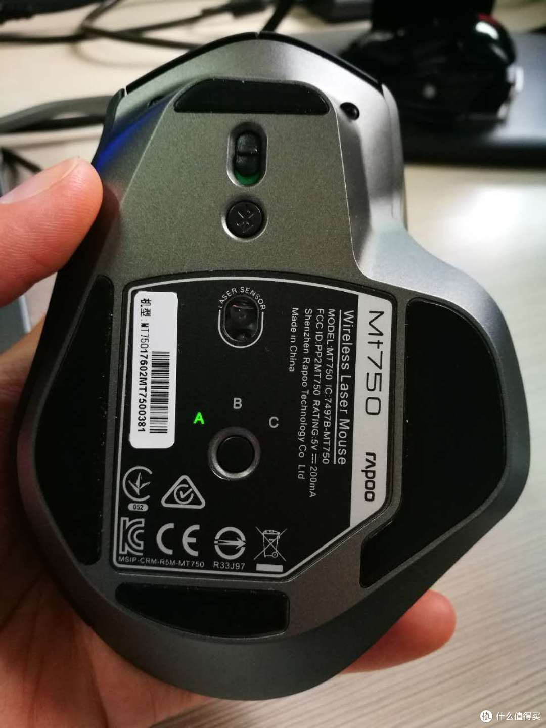 Rapoo 雷柏 MT750 蓝牙多模式无线鼠标开箱首晒_鼠标_什么值得买