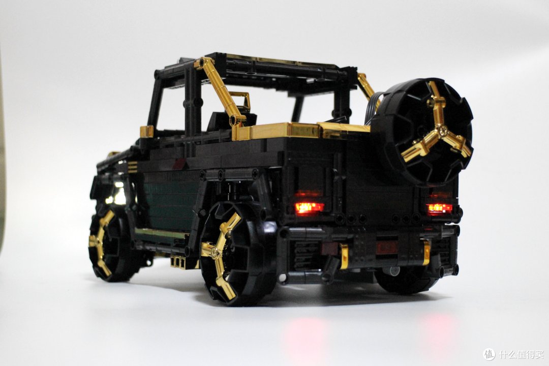 LEGO 乐高 MOC 奔驰G500短轴敞篷终结版200_拼插积木_什么值得买