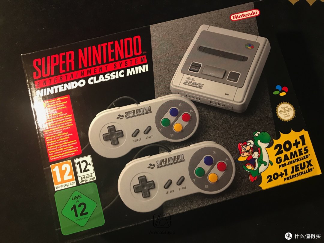 任天堂 复刻SFC/SNES游戏机 简单开箱_游戏机_什么值得买