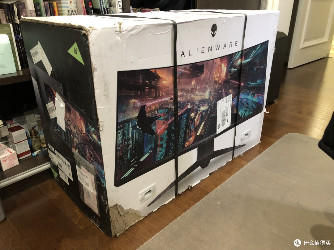 信仰的最后一击：DELL 戴尔 ALIENWARE AW3418DW 显示器 开箱_显示器_什么值得买