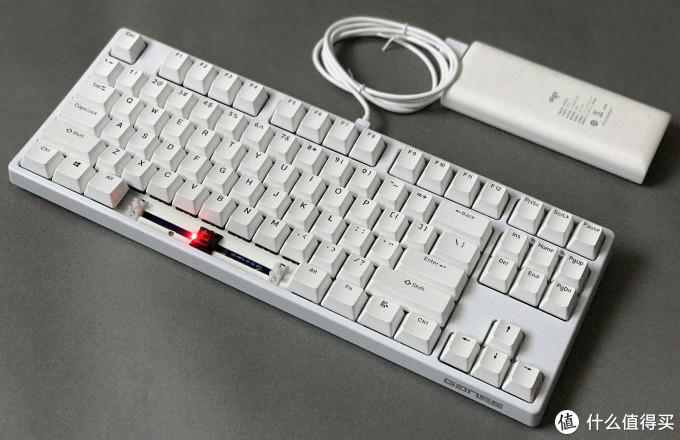 张大妈众测GANSS高斯GS87D双模机械键盘体验_无线键盘_什么值得买