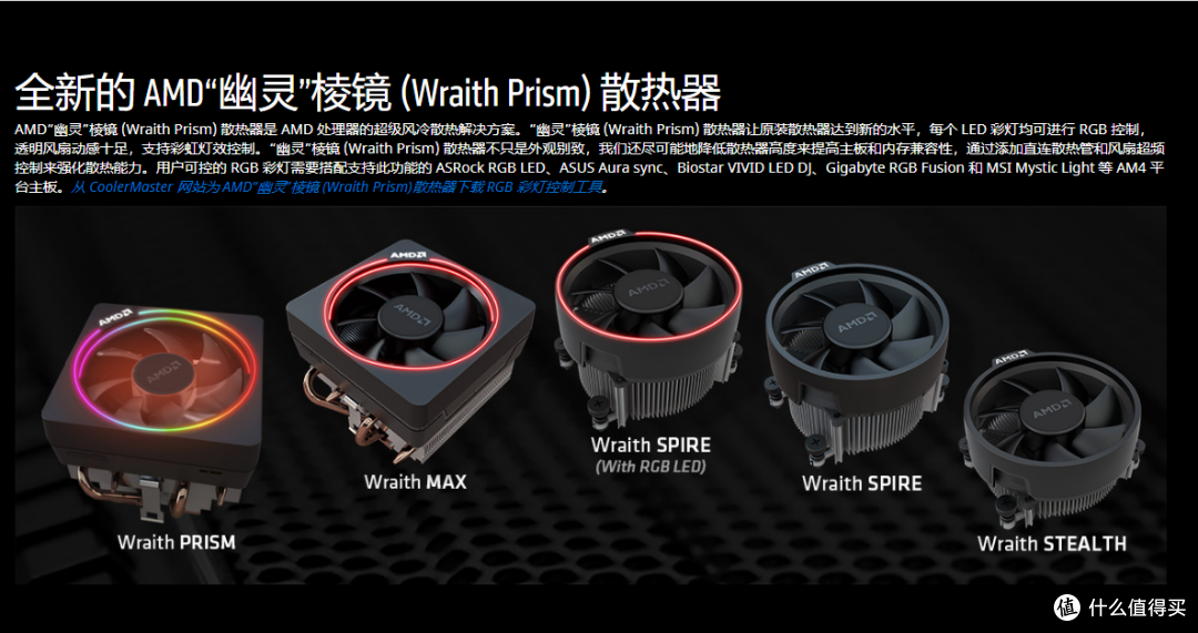 神说要有光—教你玩转AMD原装Wraith Prism & 华硕AURA神光灯效_CPU_什么值得买