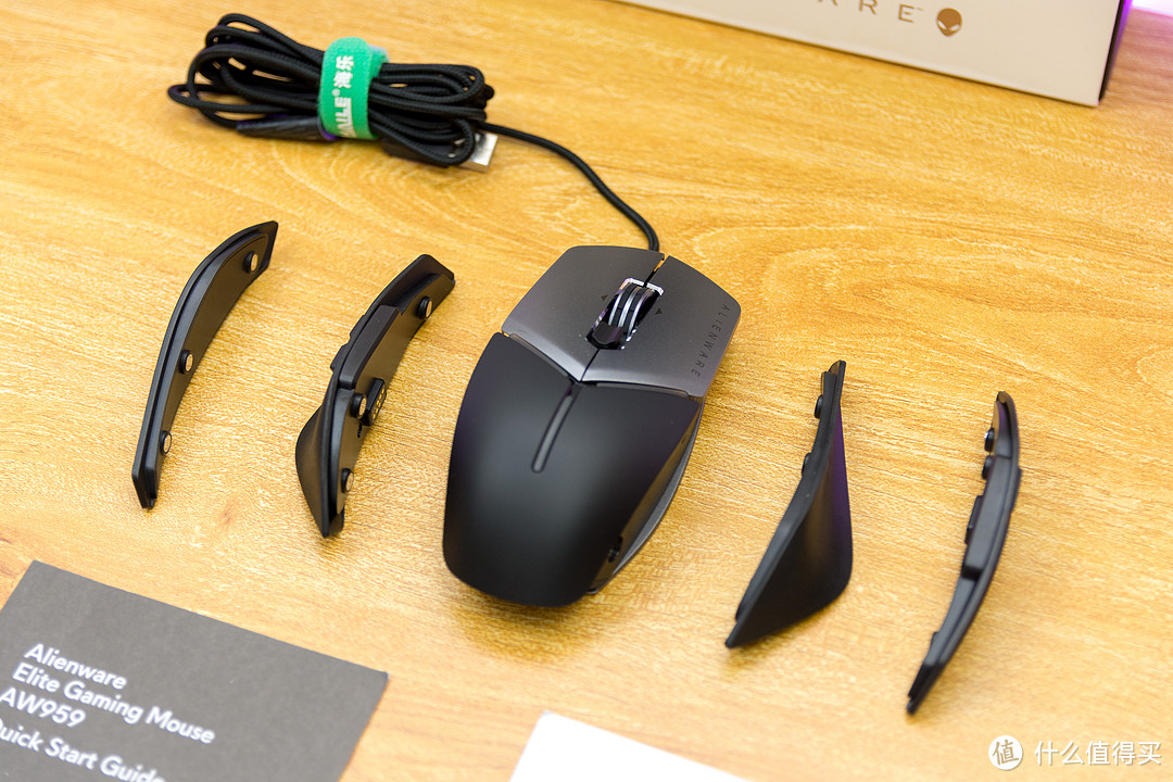 高端游戏鼠标的上手指南—Alienware 外星人 Elite AW959 鼠标开箱_鼠标_什么值得买