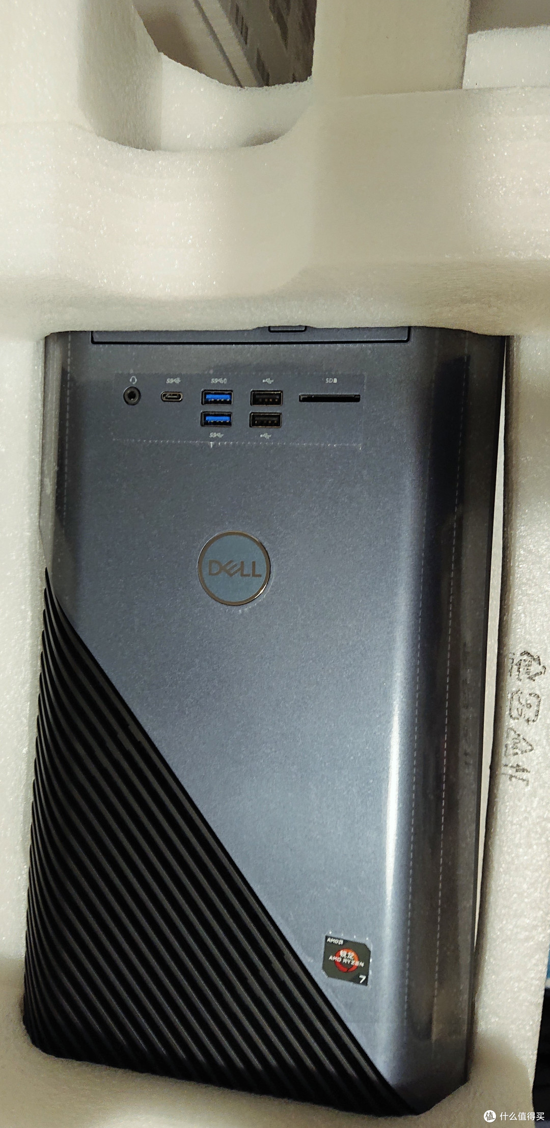 适用于DELL Inspiron 5675的开箱_台式机_什么值得买