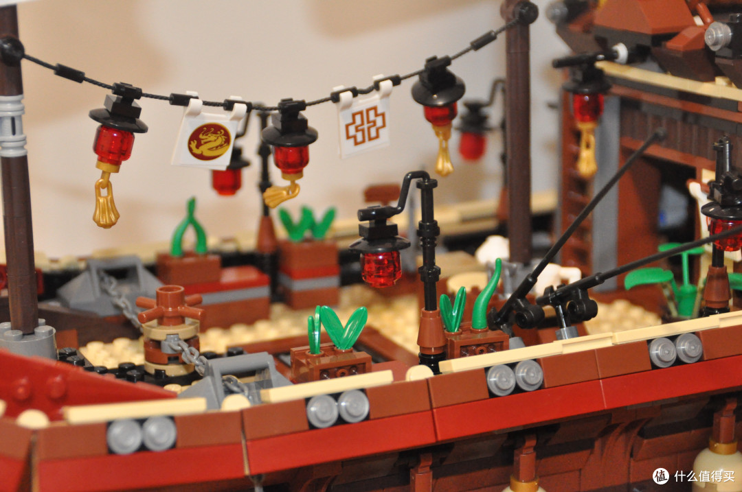 LEGO 乐高 幻影忍者 70618 命运赏赐号 龙船_拼插积木_什么值得买