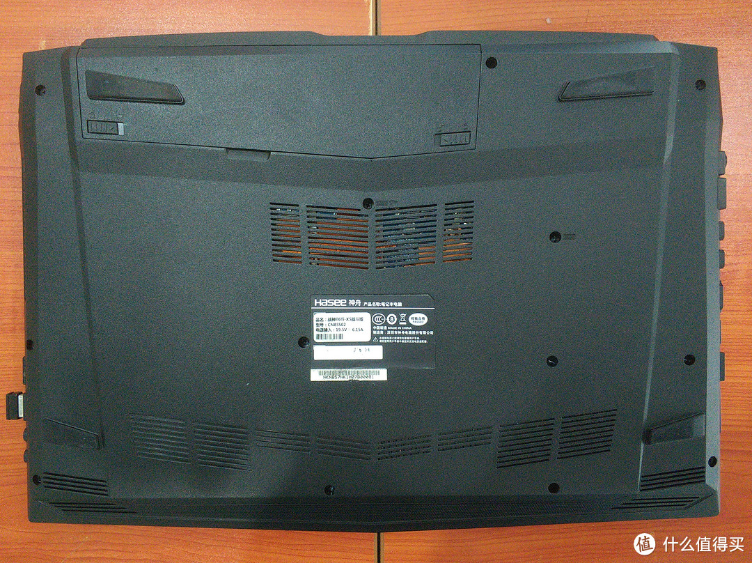 图书馆猿の神舟战神T6TI-X5战斗版 游戏本简单拆_游戏本_什么值得买