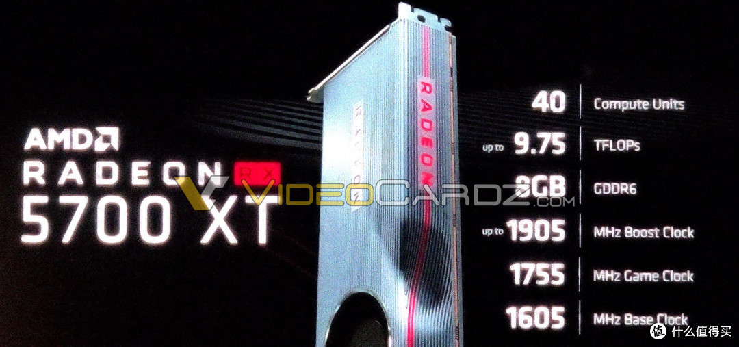 AMD Radeom RX 5700参数规格揭秘：高主频、8GB GDRR6显存_显卡_什么值得买