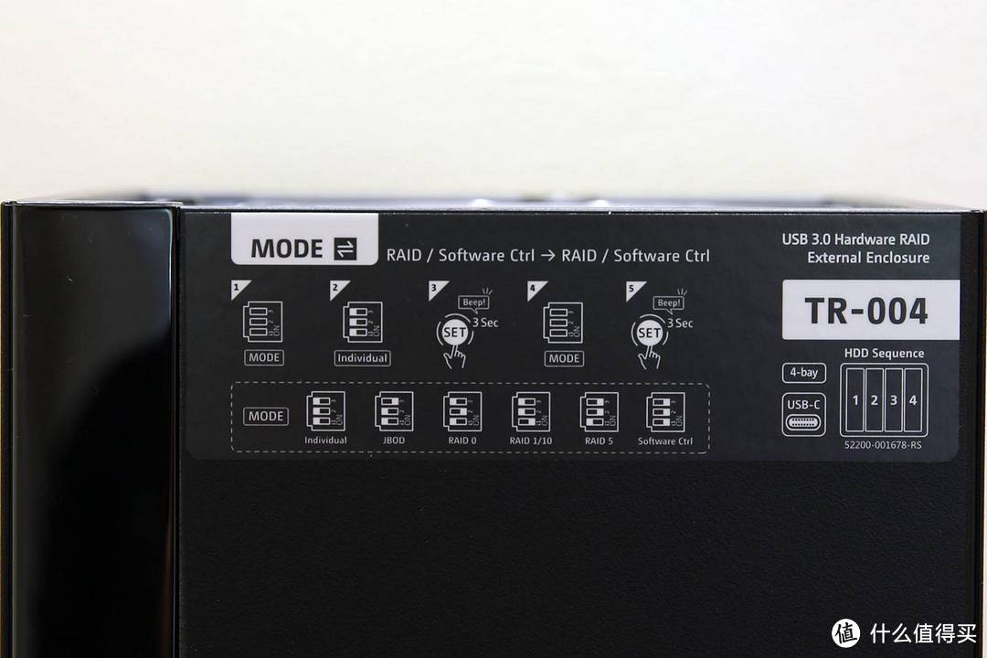 专治硬盘空间紧迫症 威联通TR-004四盘位RAID外接盒评测_NAS存储_什么值得买
