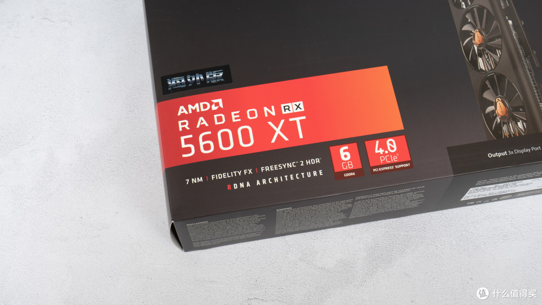 讯景XFX RX 5600XT海外三风扇版新BIOS，对比RX 5700分析_显卡_什么值得买
