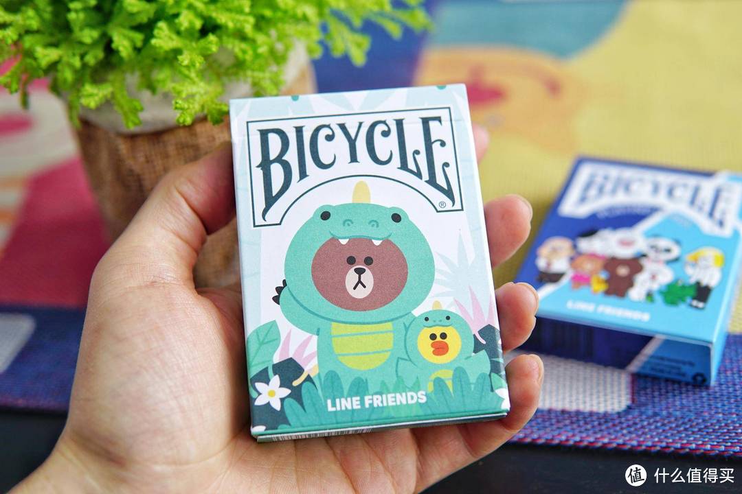 单车牌也走可爱风？Bicycle LINE FRIENDS联名纸牌超萌体验_棋牌麻将_什么值得买