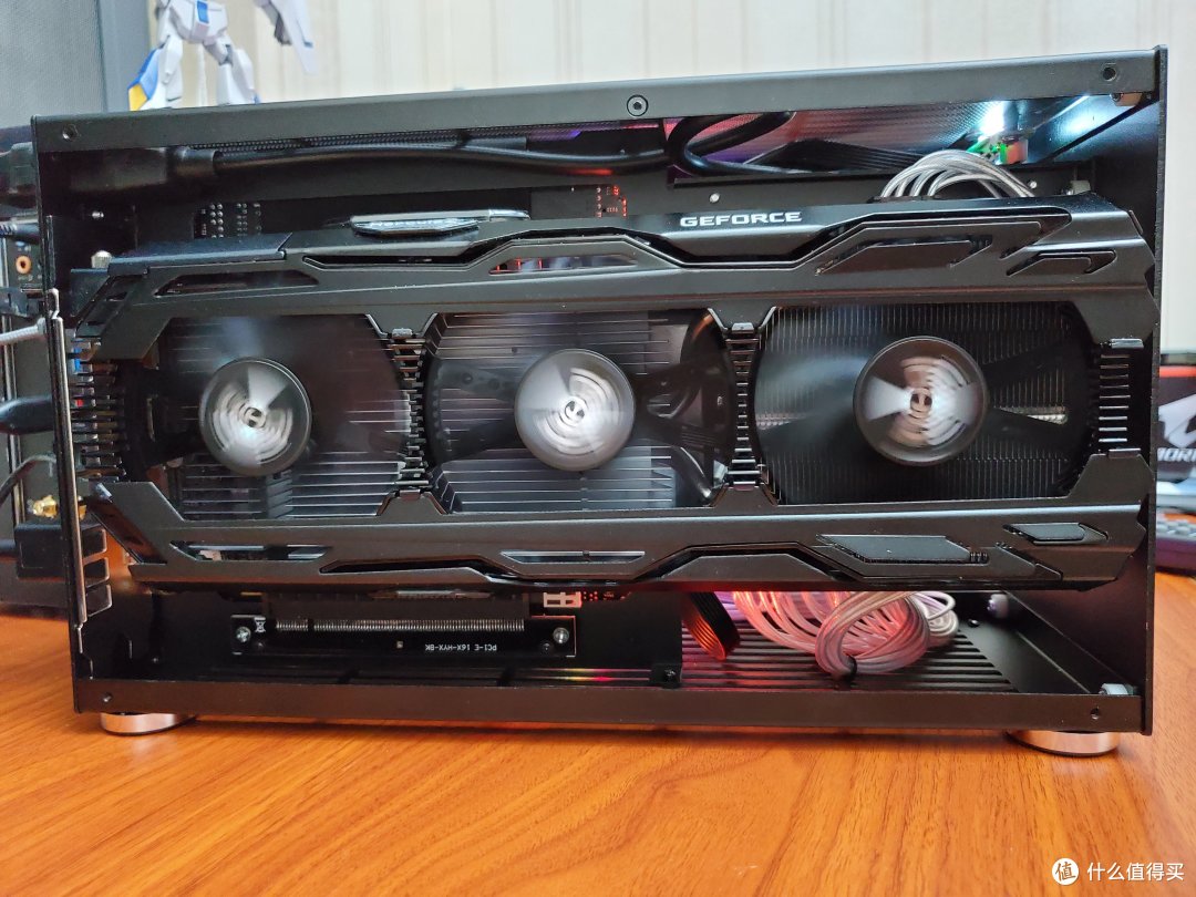 放得下三风扇显卡，却比A4还小的itx——k55机箱装机_CPU_什么值得买