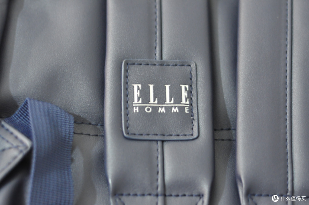 ELLE HOMME 双肩商务背包：简约而不失美观_男士双肩包_什么值得买